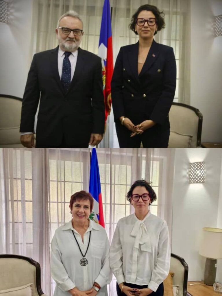 La Ministre des Affaires étrangères et des Cultes d’Haïti, Dominique ...